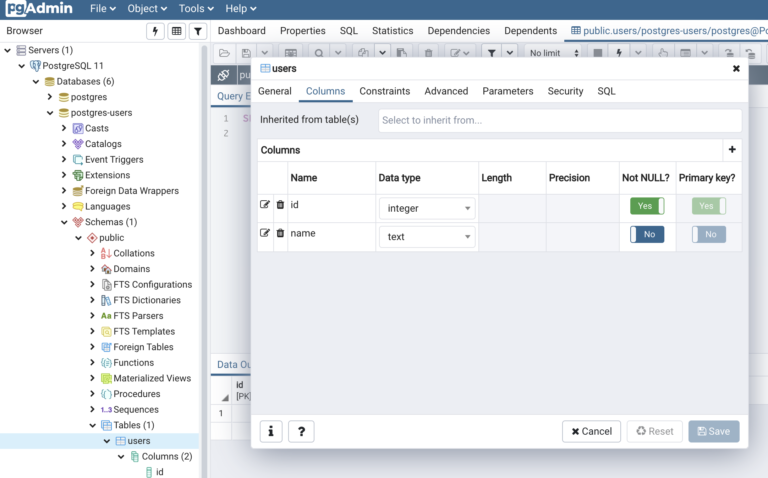 Node.jsを使用してPostgreSQLにアクセスしデータのリレーションを行う方法