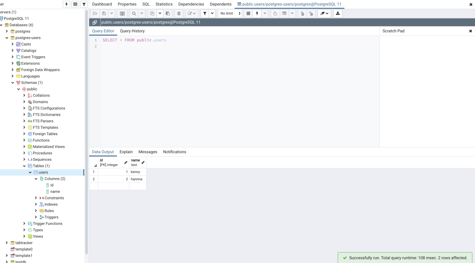Node.jsを使用してPostgreSQLにアクセスしデータのリレーションを行う方法